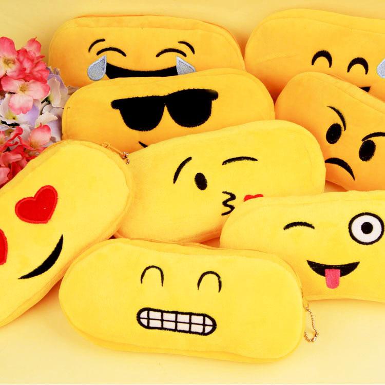 Buy Funny Expression Sponge Pencil Case Pen Bag Novelty Pencil Bag For ...
