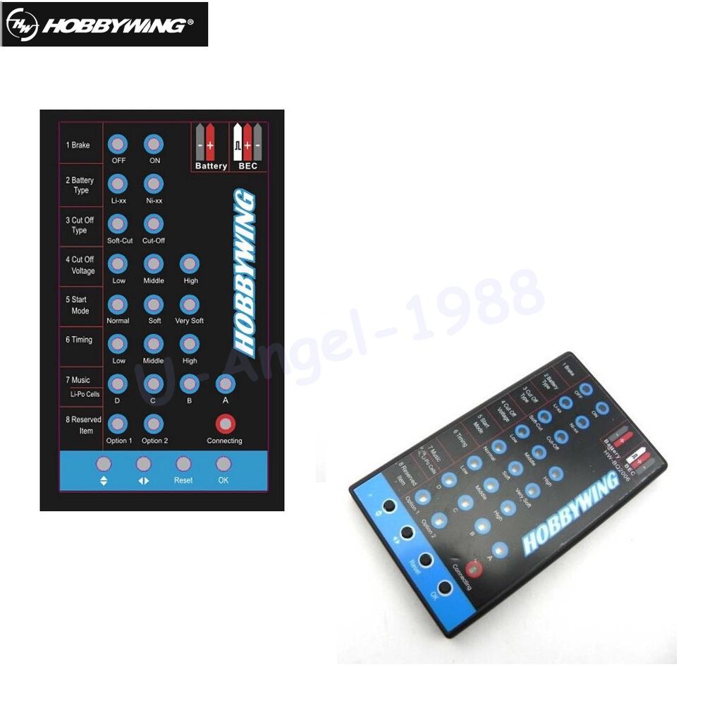 HOBBYWING Program Card LED BLACK Skywalker 20A 30A 40A 60A 80A FLYFUN ...