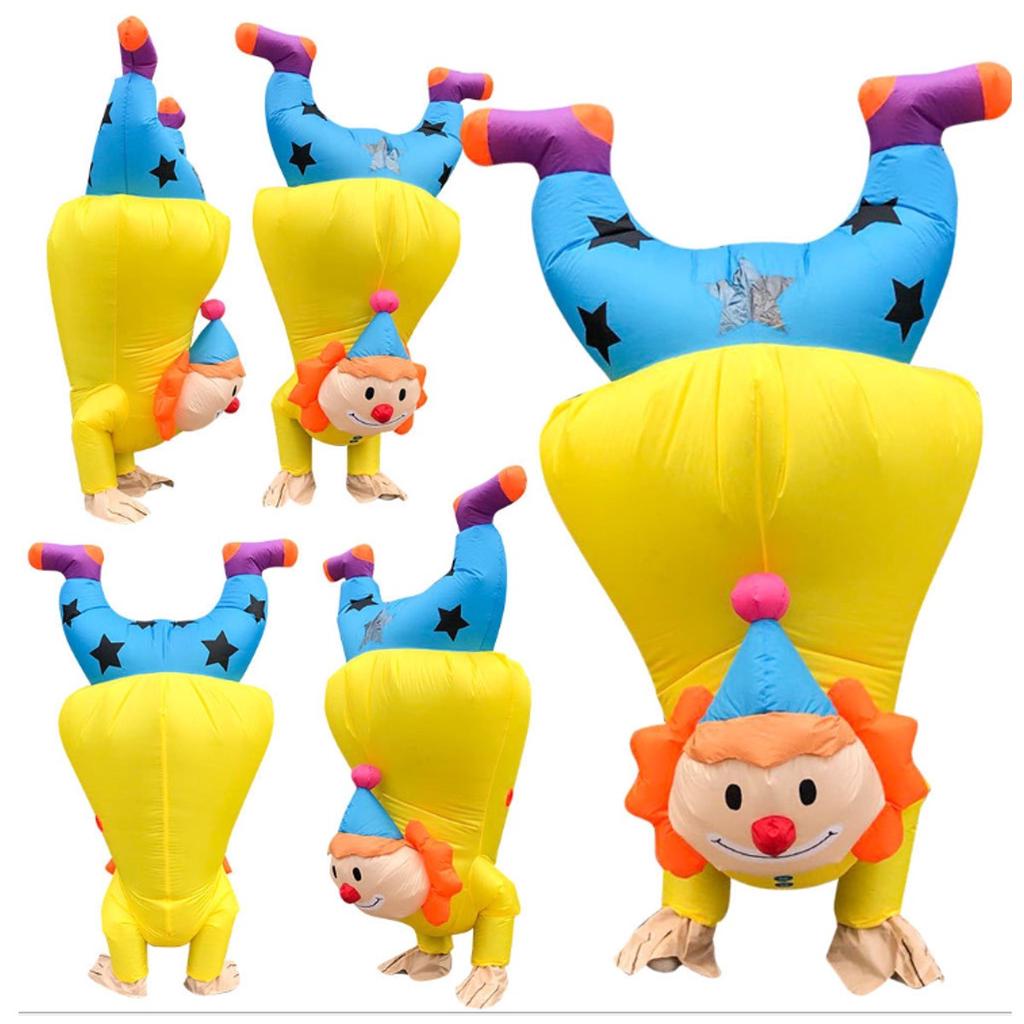 Buy 160-190CM Inflatable Handstand Clown Costume Handstand Clown Funny ...