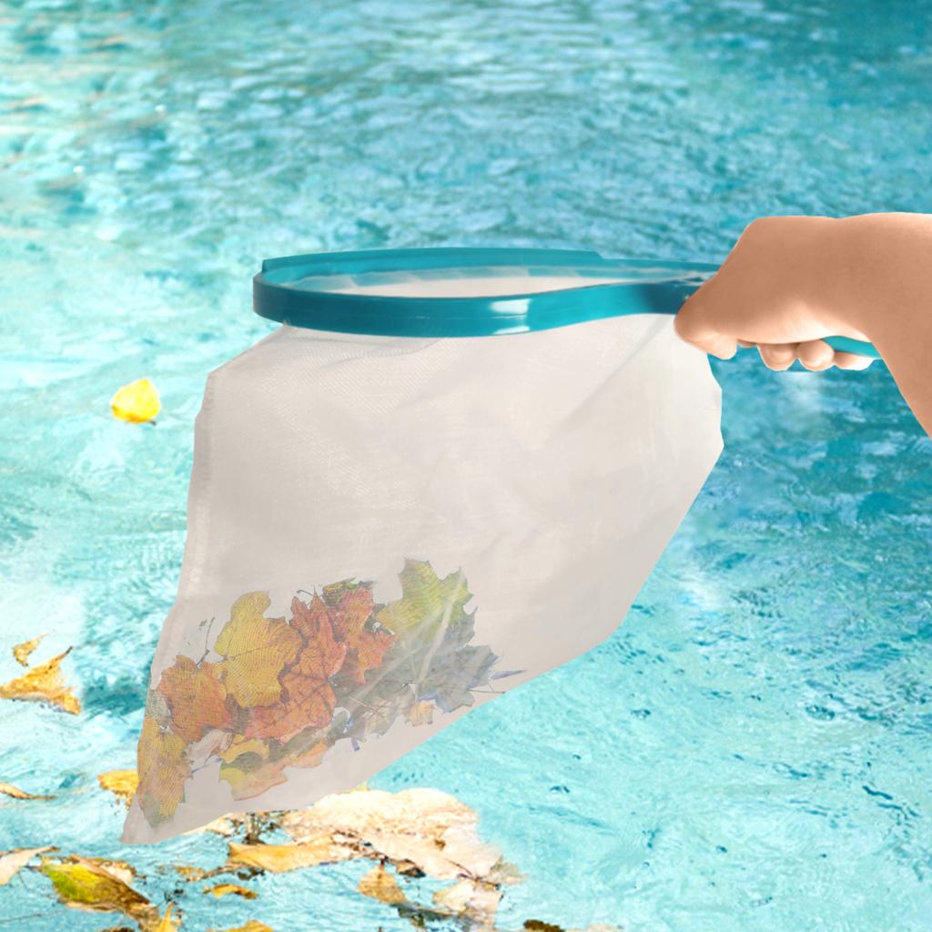 Buy Swimming Pool Fishing Net Skimmer Pond Bathtub Leaf Deep Water ...