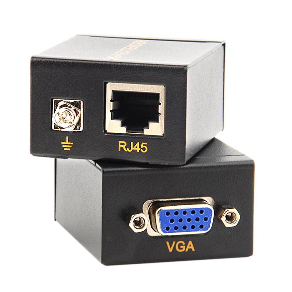 Cheap 1 Pair 60m VGA Signal Network to Lan Extender Ethernet ...