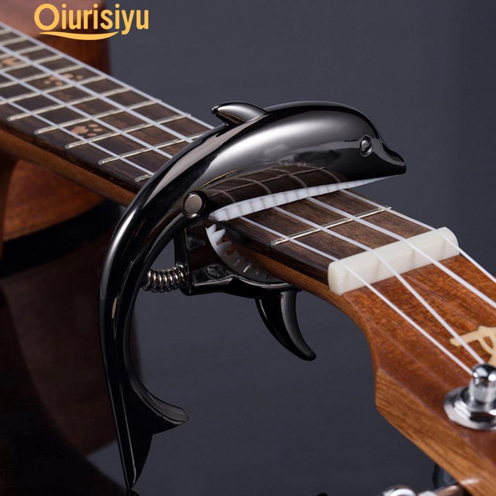Dolphin Acoustic Guitar Capo Clamp Metal Change Tone Clip Accessory ...