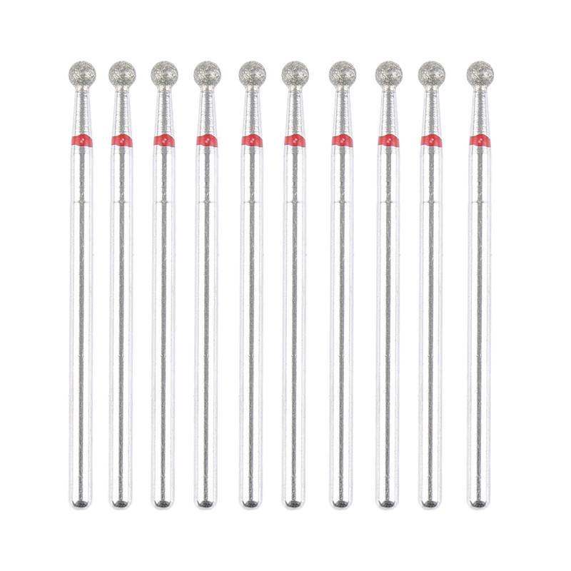 Buy Round Shape Grinding Head 10 Pcs Diamond Dental Bur FD30 2.35mm ...