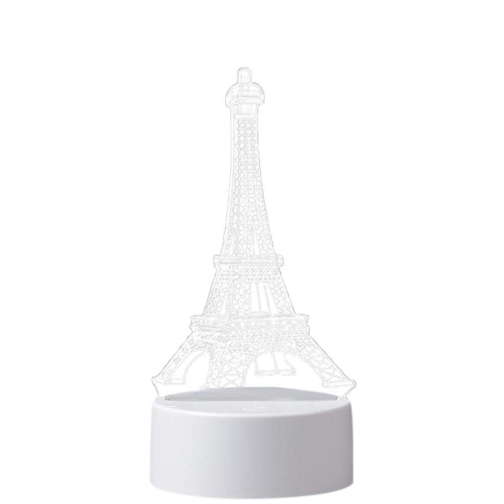 Buy 3D USB Fashion Acrylic Night Light LED Table Desk Bedroom Decor ...