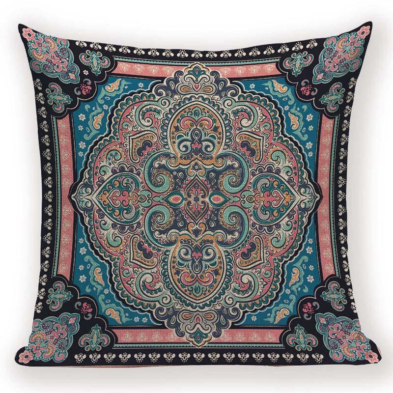 Satın alın Retro Pillow Case Geometric Decor for Home Bohemian ...