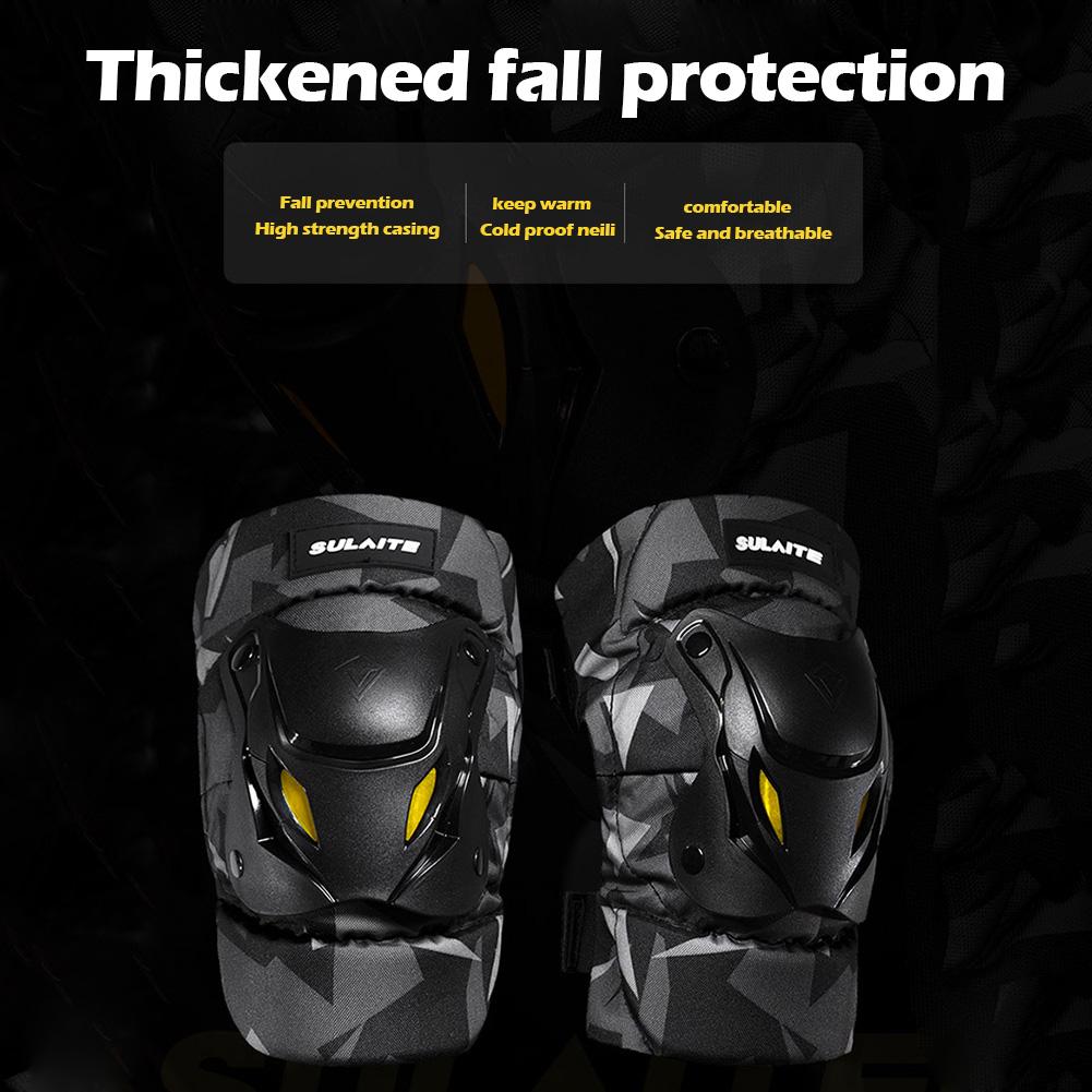 Buy SULAITE Winter Motorcycle Elbow Knee Pads Riding Protective Gear ...