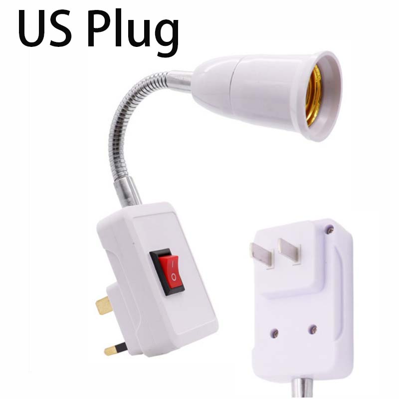 Buy E27 Switch Socket With Switch 6A Night Light Lamp Base Deformed ...