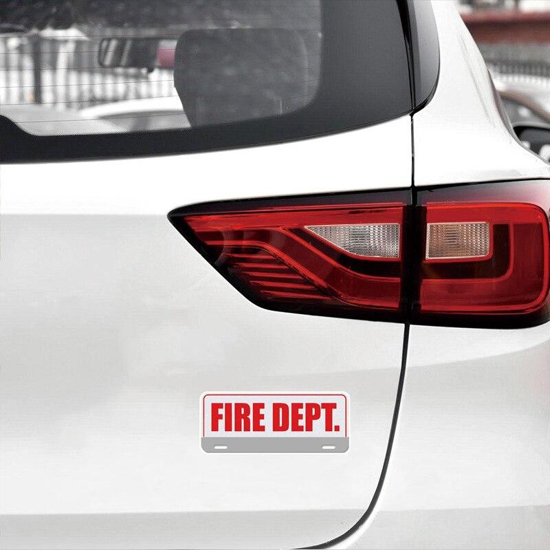 Cheap 13cm x 5.4cm for Fire Dept Sign Simple Personality Car Stickers ...