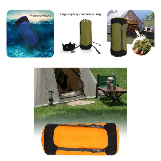 Buy Adjustable Buckle Compression Sack Camping Sleeping Bag Storage at ...