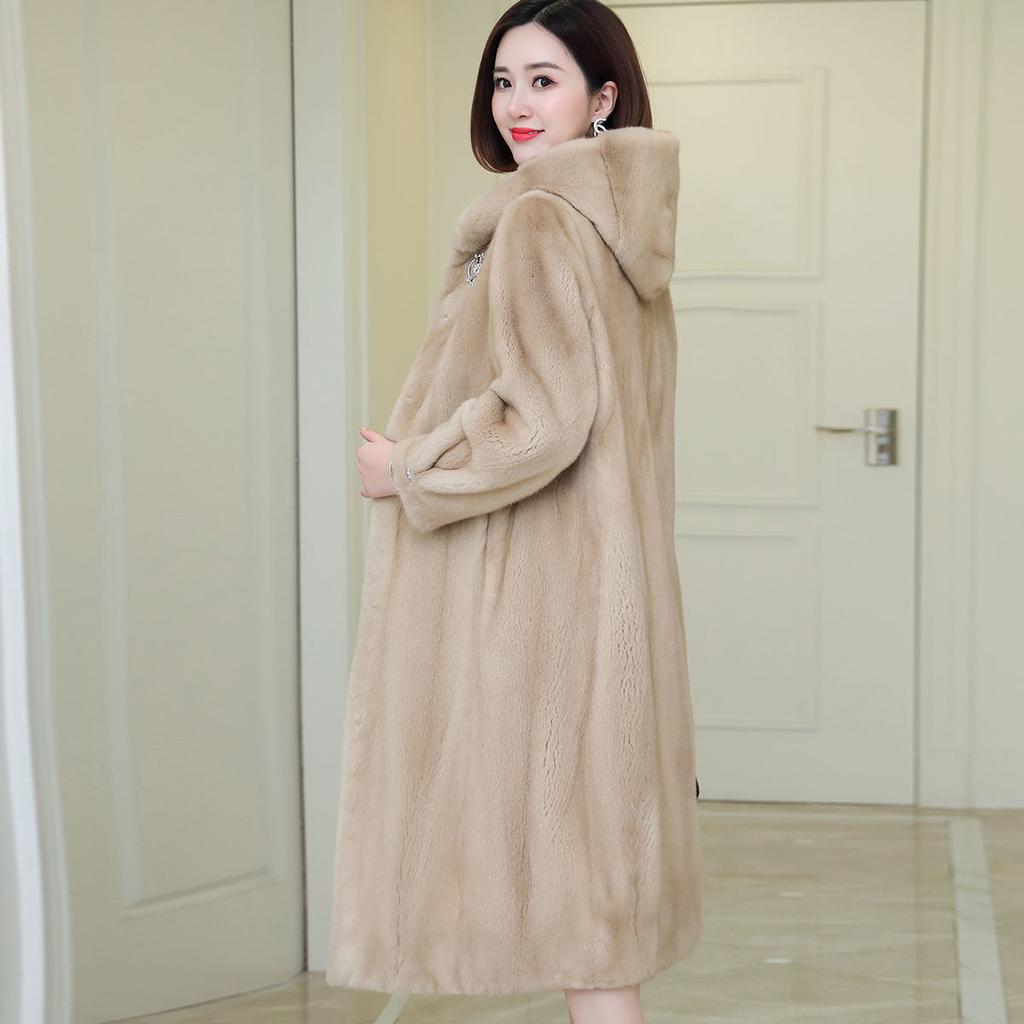 Buy Winter Warm High-end Mink Velvet Jacket Female Mink Fur Coat Whole ...