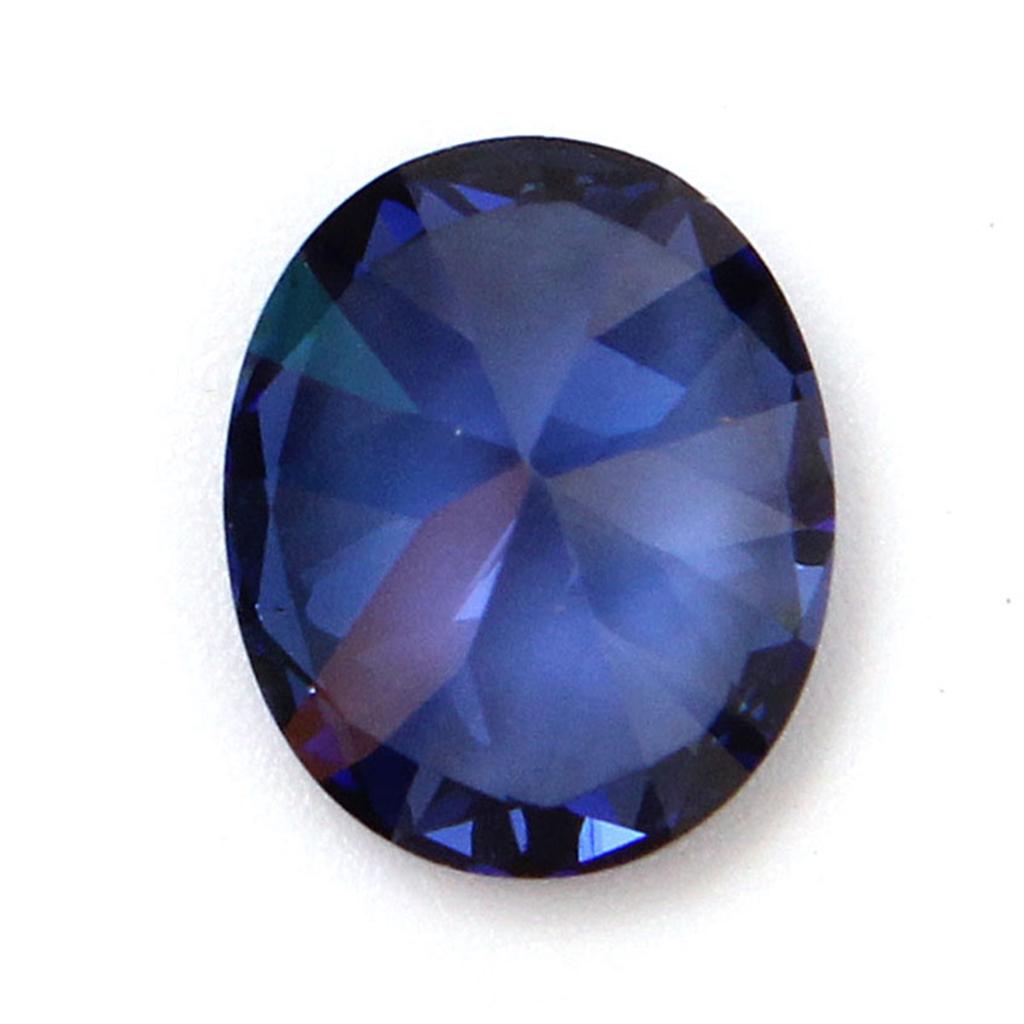 Buy 9x11mm Blue Oval Cut 4.52ct Stone For Friend Gift DIY at affordable ...