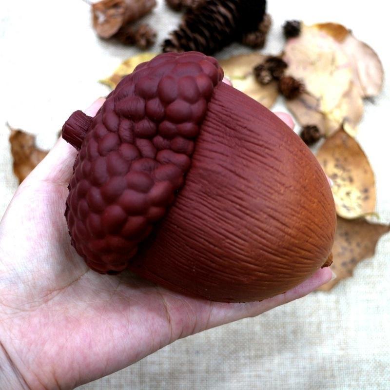 Buy Jumbo Colossal Squishy Nuts Hazelnut Cream Scented Slow Rising ...