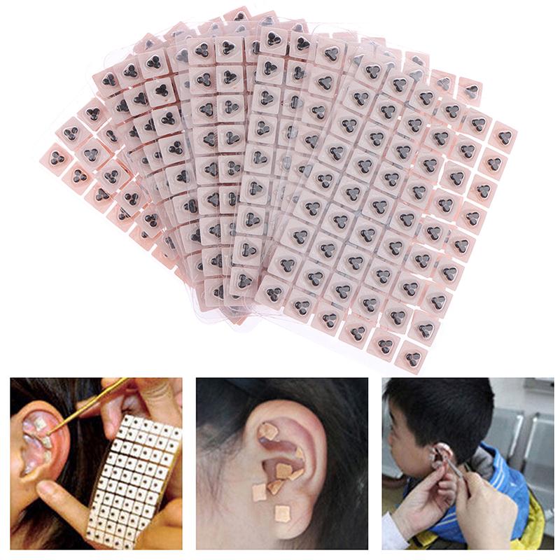 Buy 540Pcs Big Disposable Ear Press Seeds Acupuncture Vaccaria Plaster ...
