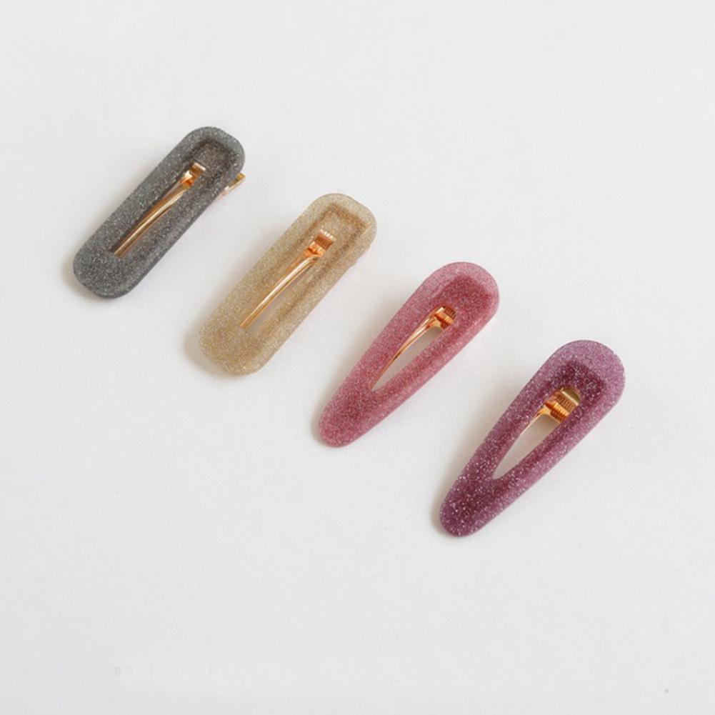 Buy Shiny Hair Clips Girls Hairpins BB Clips Barrettes Women's ...
