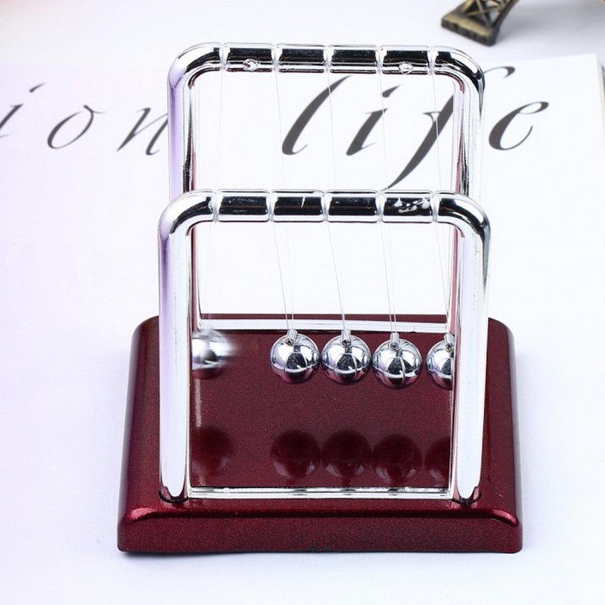 Cradle Steel Balance Balls Desk Physics Science Pendulum Desk Toy IK ...