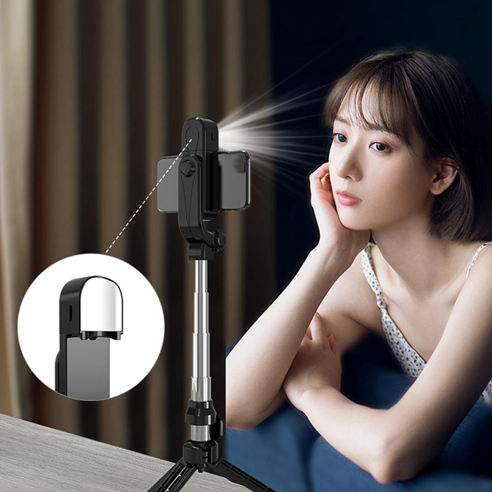 Cheap Bluetooth Selfie Stick with Fill Light Extendable Remote Control ...