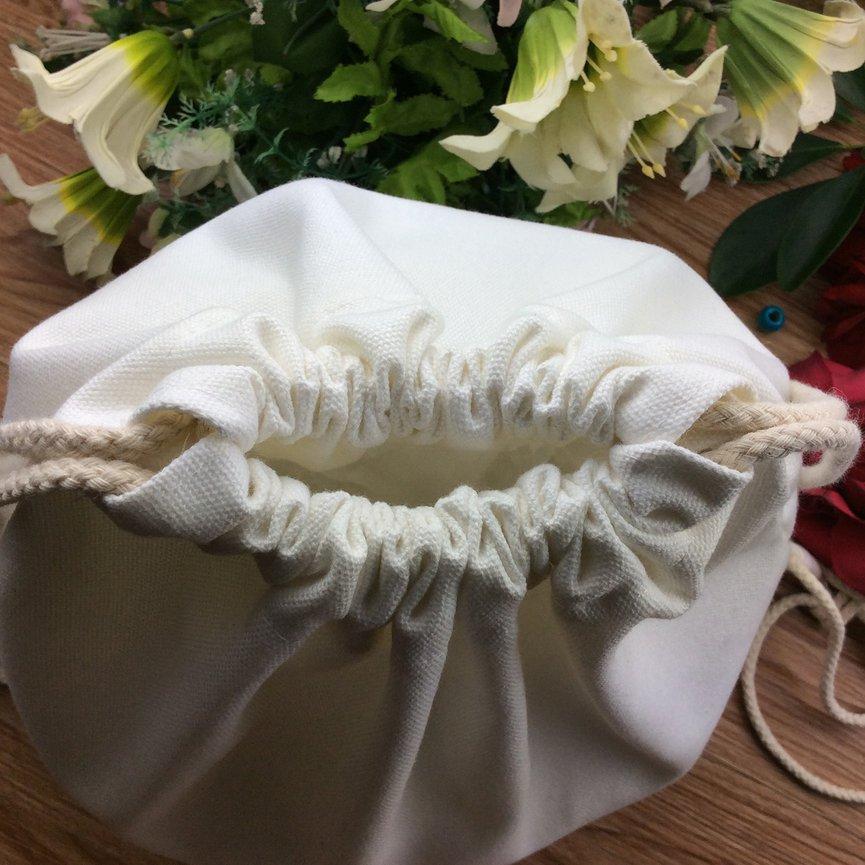 Buy Pearliky Lightweight Versatile Drawstring Bag Canvas Drawstring Bag ...