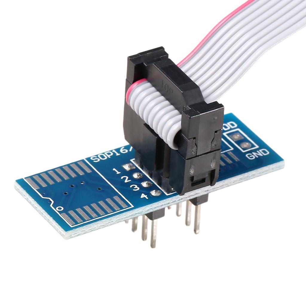 Buy Cc SOIC8 SOP8 Flash Chip IC Test Clips Socket Adpter BIOS/24/25/93 ...