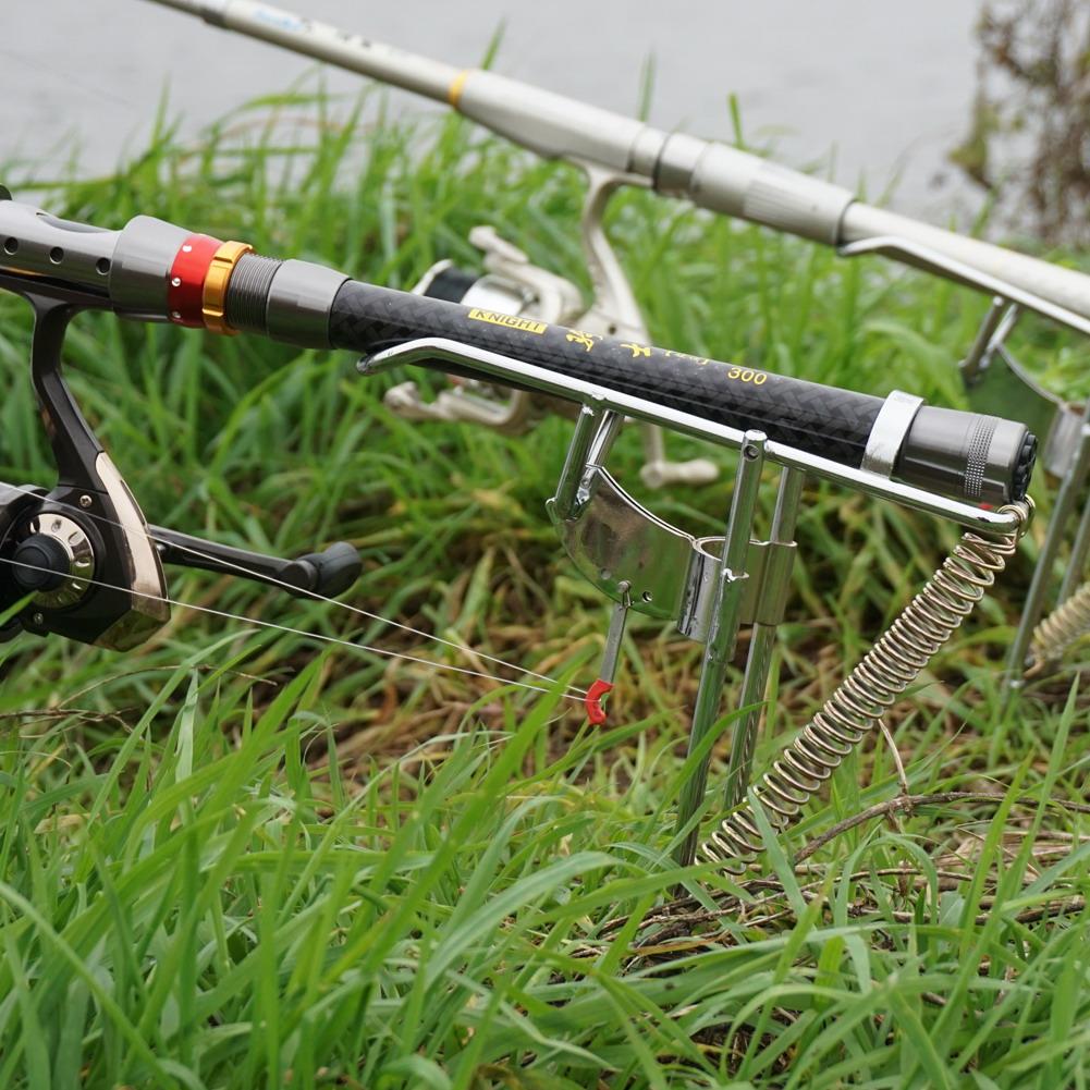 Automatic Double Spring Angle Pole Fish Pole Bracket Fishing Rod Holder ...