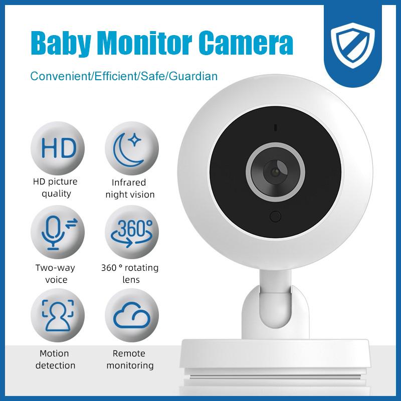 Buy 100W Indoor Baby Monitor 360 ° Manual Pan Head HD Full-Color Night ...