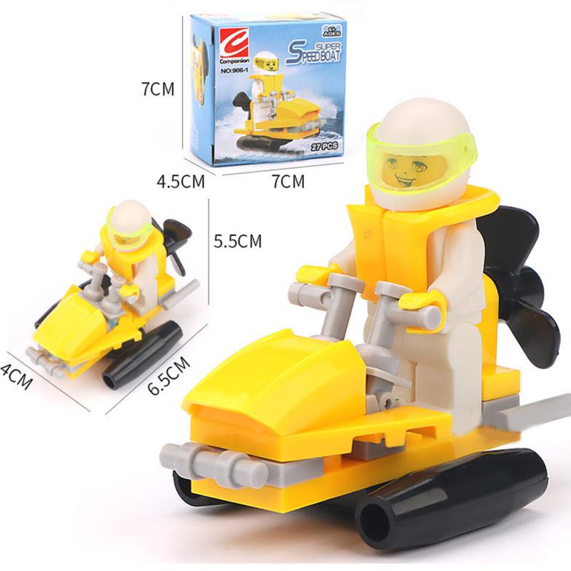Buy Building Blocks Figures Engineer Truck Block Bricks Sets ...