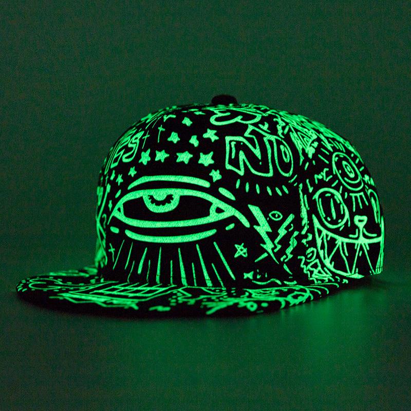 Buy Fluorescence Baseball Cap Women Men Snapback Caps Luminous Gorras ...