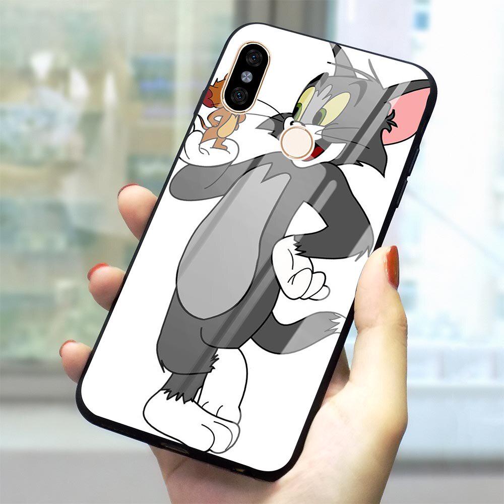Buy Anime Tom and Jerry Phone Case For Xiaomi Redmi Note6 6Pro A2 Mi 8 ...