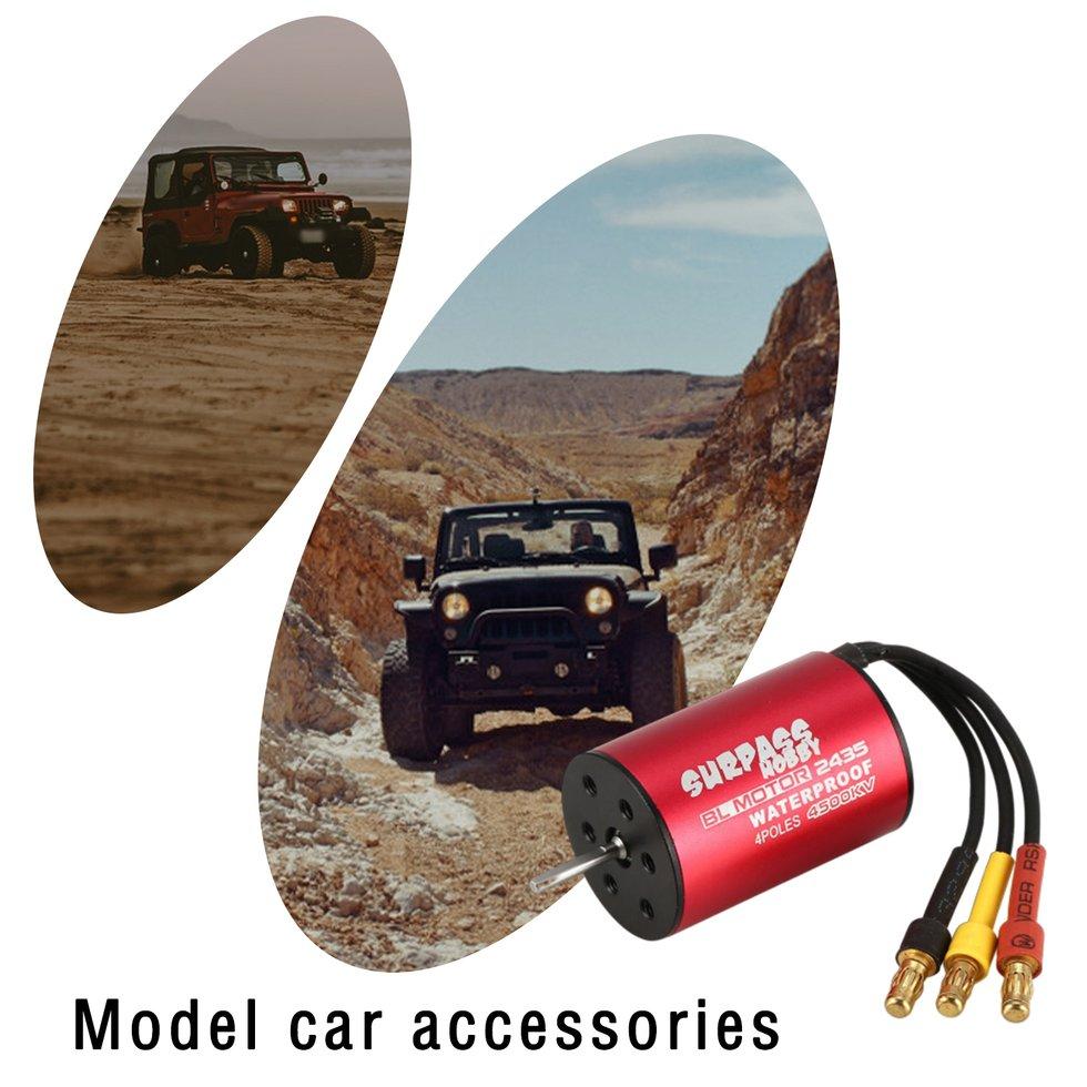 Buy XXJJ Model Car Accessories S2435 4500KV Brushless Motor + KS 25A ...