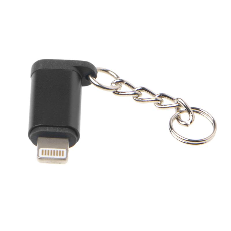 Buy Type C Female To Lightning Male Converter Adapter Key Chain For ...