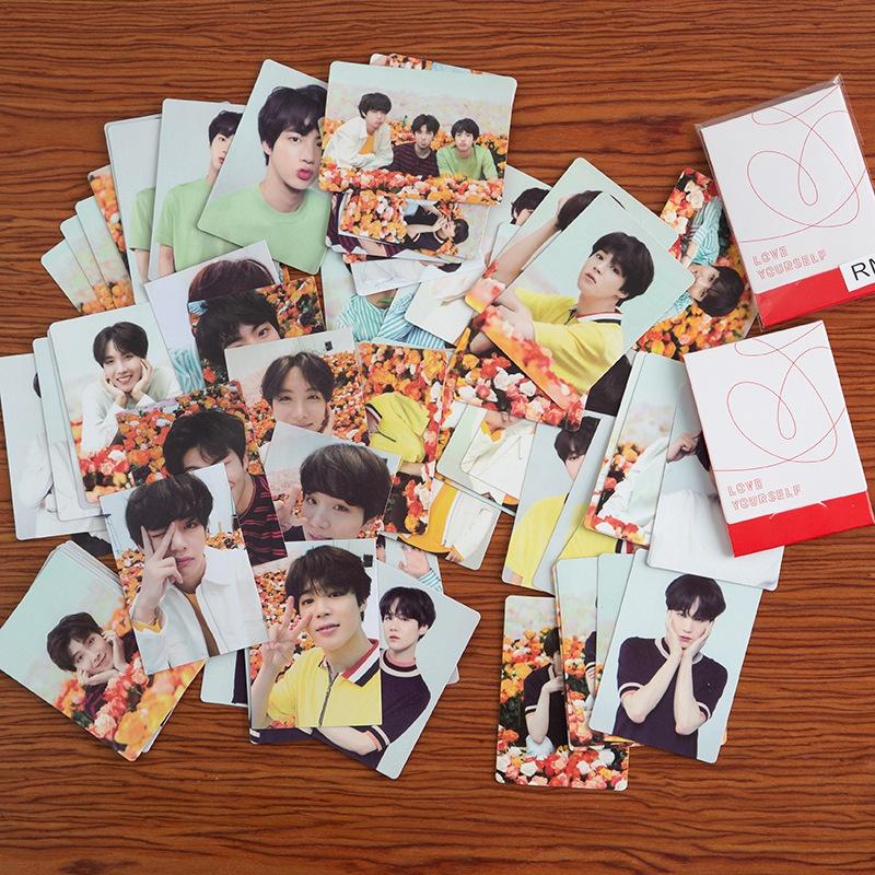 💰Koop 7/8pcs/set K-POP BTS Official LOMO Card Photocard Postcard LY ...