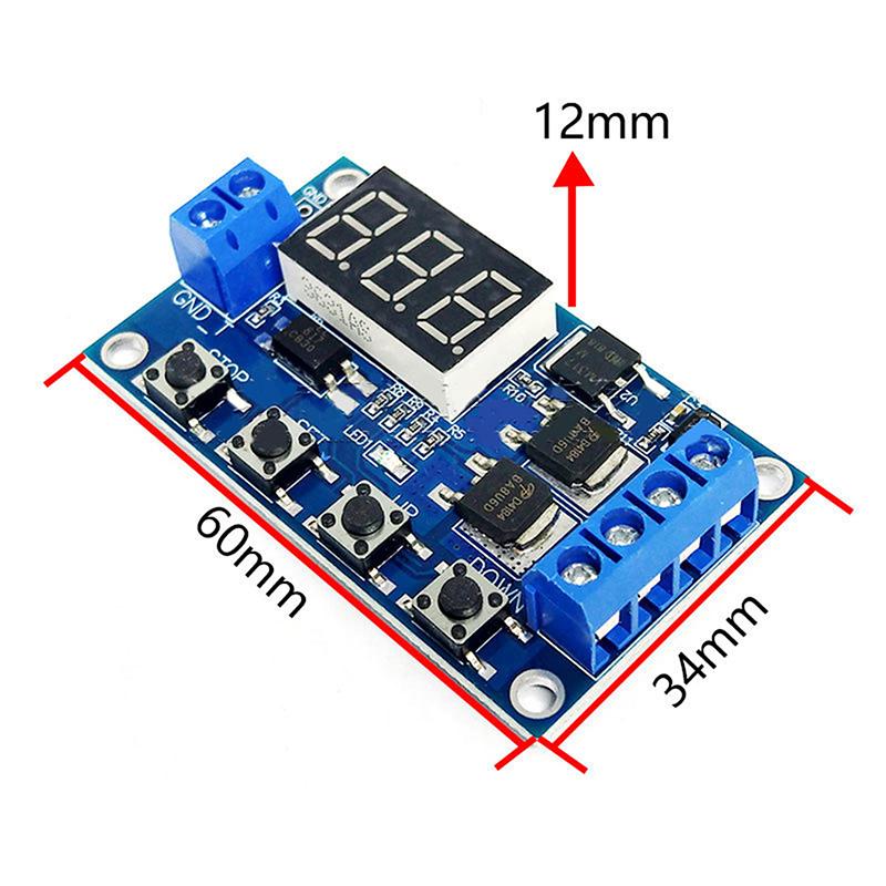 Buy DC 12V 24V Dual MOS, Multi function Delay Relay Trigger Cycle Delay Switch Timer at ...