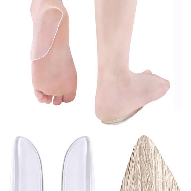 Buy Men Women Wedge-shaped Rear Foot Orthotics Insoles Heel Pads Foot ...
