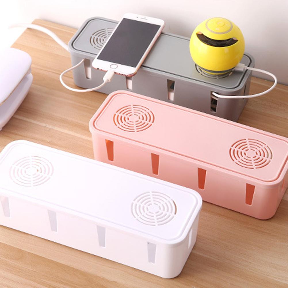 Buy Wire Cable Socket Organizer Table Charger Wire Safety Storage Box ...