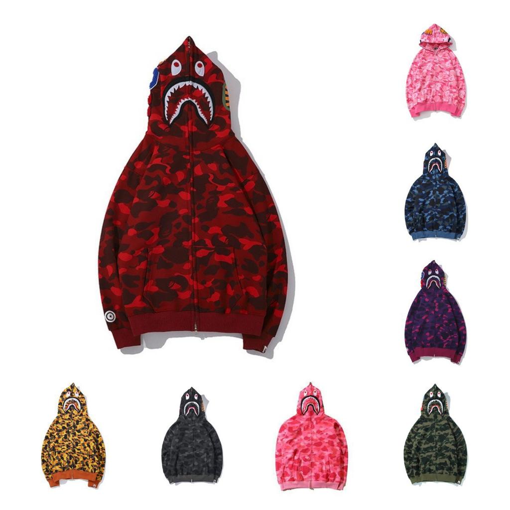 Buy 2023 Spring and Autumn Hoodie Camouflage Men's Sweater Youth Bapes ...