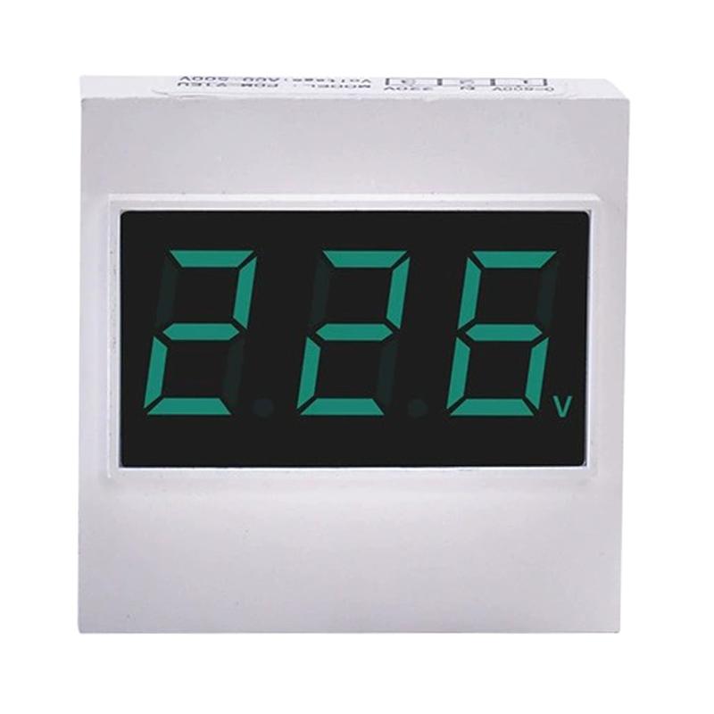Buy AC Digital Voltmeter Voltage Measuring Monitor LCD Display 2 Wires ...