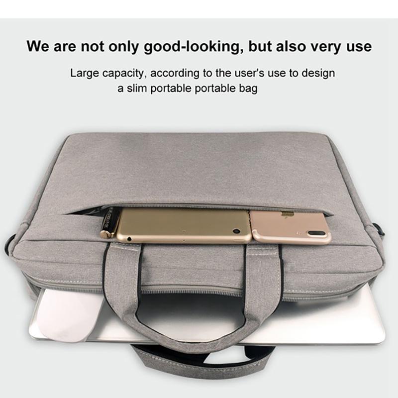 Buy Handle Computer Bag Solid Laptop Business Zipper Portable Tote Case ...
