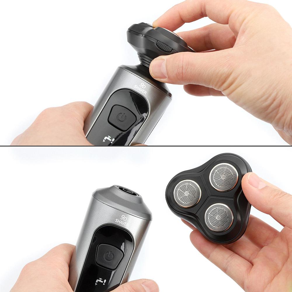 Buy Rechargeable Wet & Dry Electric Shaver Cordless Smart Razor Beard ...