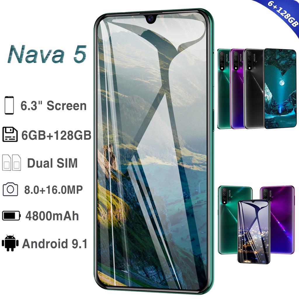 6.3 Inch Mobile Phone 6GB RAM 128GB ROM Android Smartphone-buy at a low ...