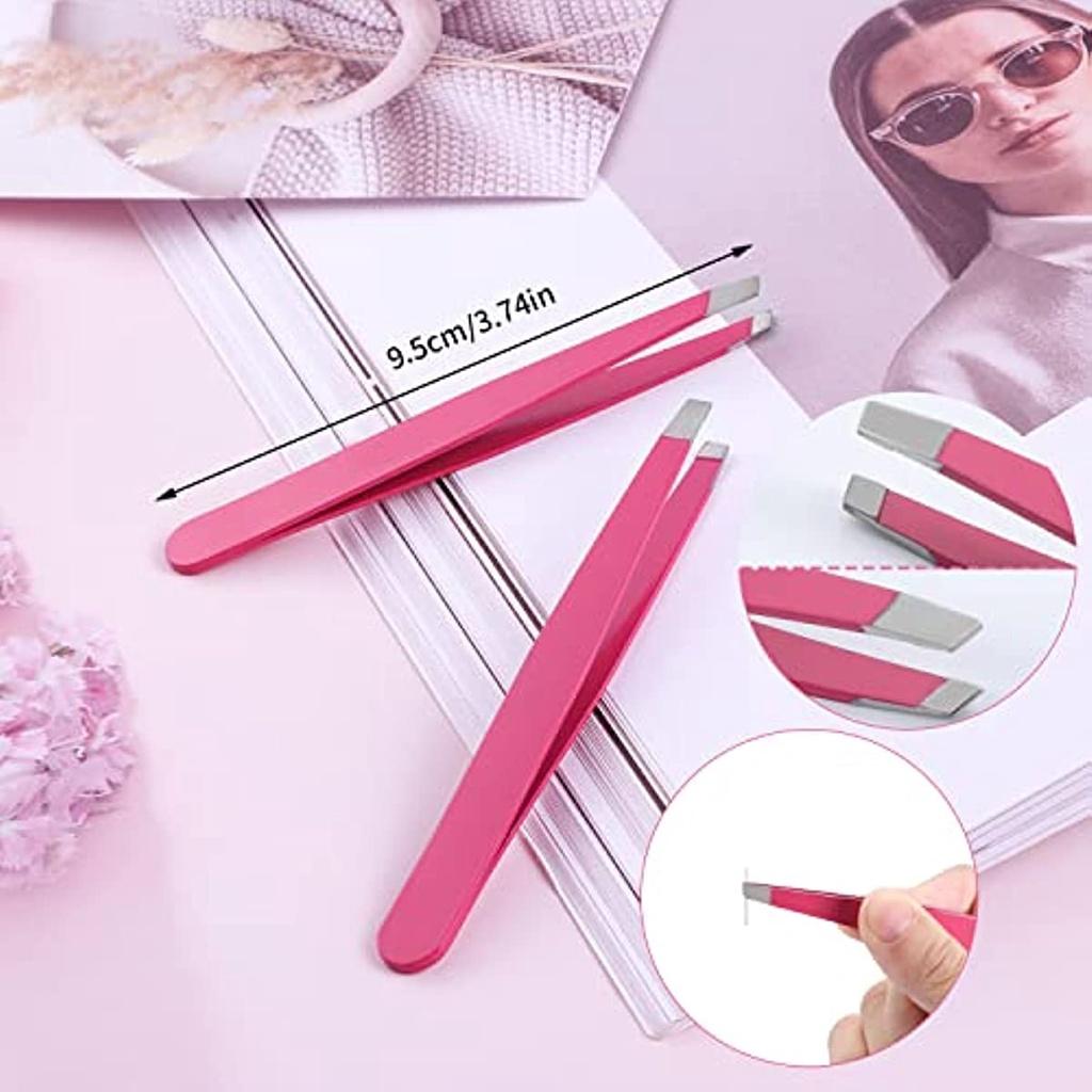 Cheap 2Pcs Professional Tweezers Eyebrow Tweezers Stainless Steel ...