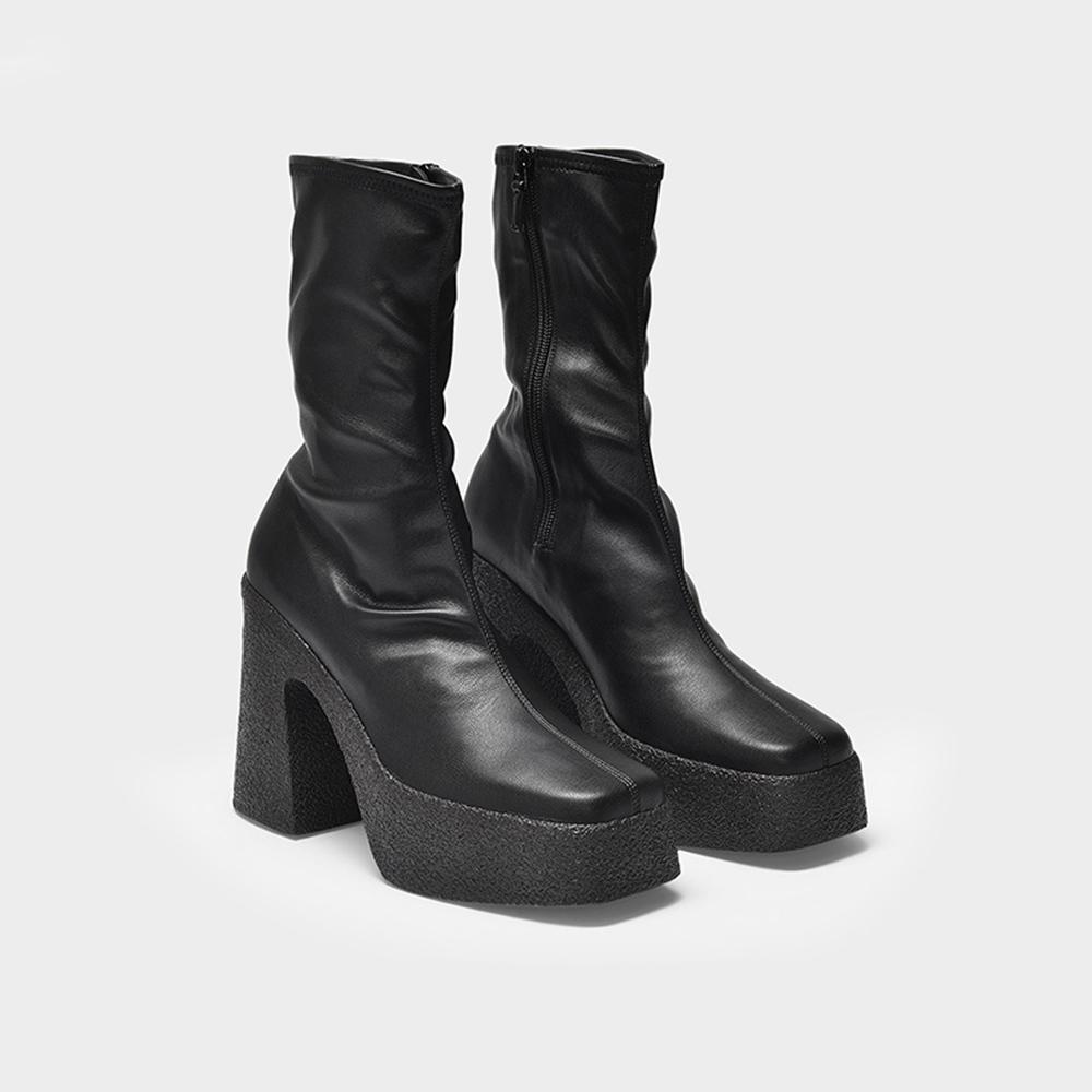 Satın alın Woman‘s Stretch ANKLE Boots Platform Super High Heel 9CM ...