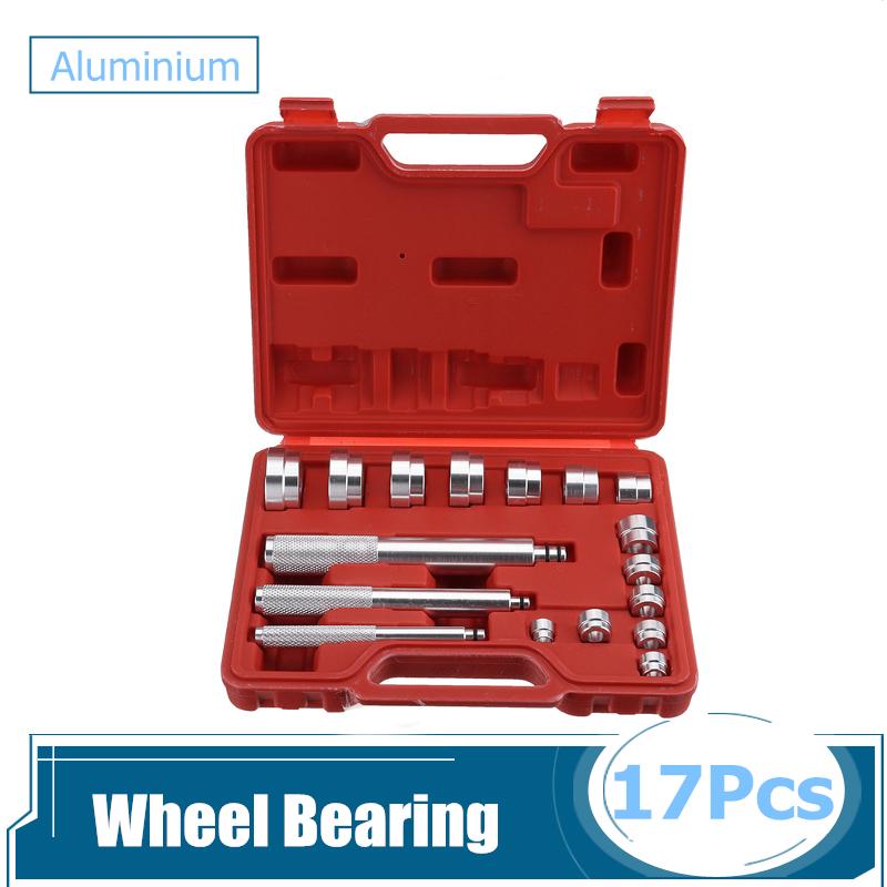 Buy 17pc Aluminium Wheel Bearing Race Seal Bush Driver Installer Car ...