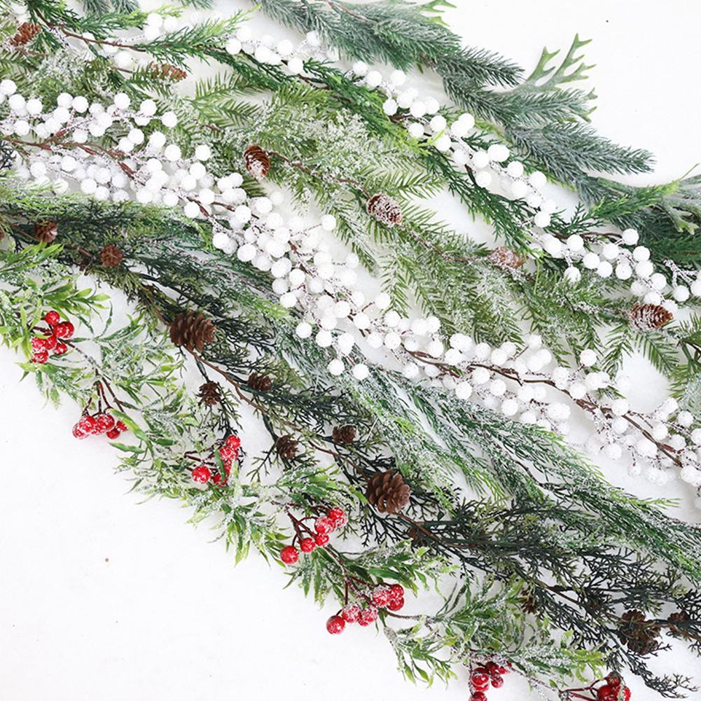 Cheap Artificial Flower Ornaments Christmas Vine Branches Bran Handmade ...