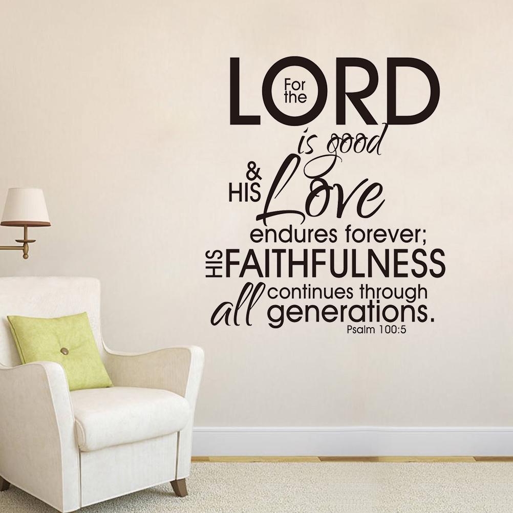 Buy 1PC Removable Christian Vinyl DIY Bible Verse Peel and Stick Non ...