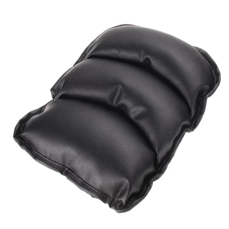 Buy Black Car Leather Central Armrest Box Pad Cover Cushion at ...
