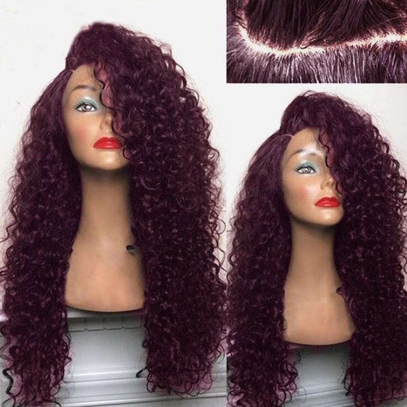 Buy Small Curly Hair Wave Wig Long Hair Lady's Chemical Fiber Hair ...
