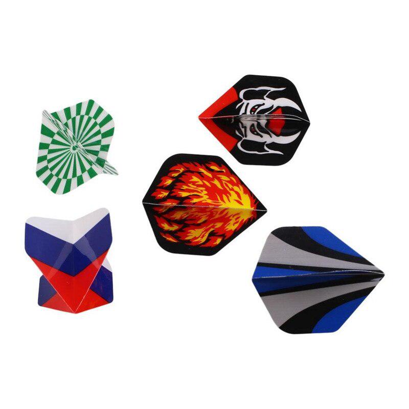 Buy 60 PCS reflective laser dart wing set Durable Darts Flights PVC ...