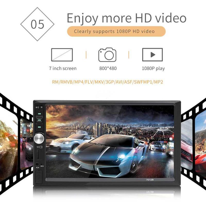Buy Car Radio HD 7 Inch Car MP4 Card Machine Car MP5 Player Support ...