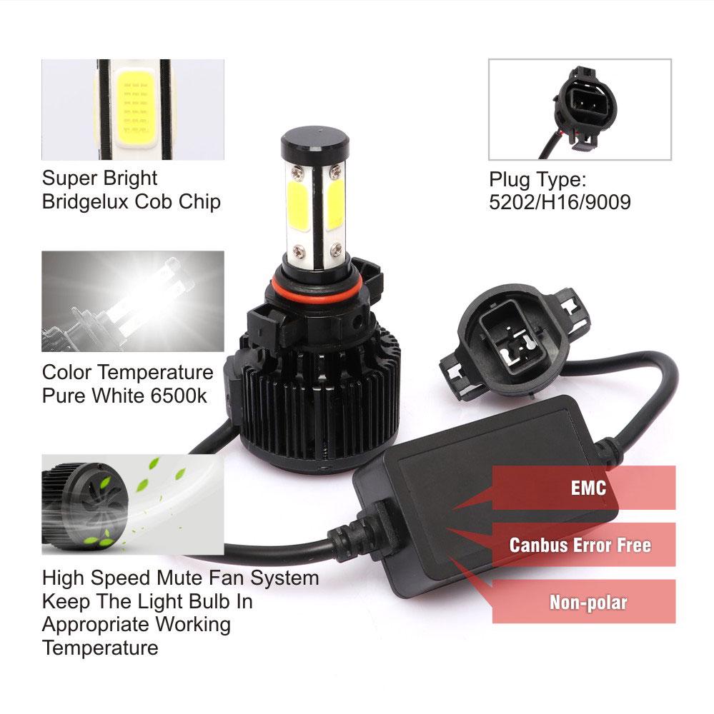 Cheap Four-sided Light Emitting 9012/9006/H4/H7/H11/H13 LED Auto Car ...