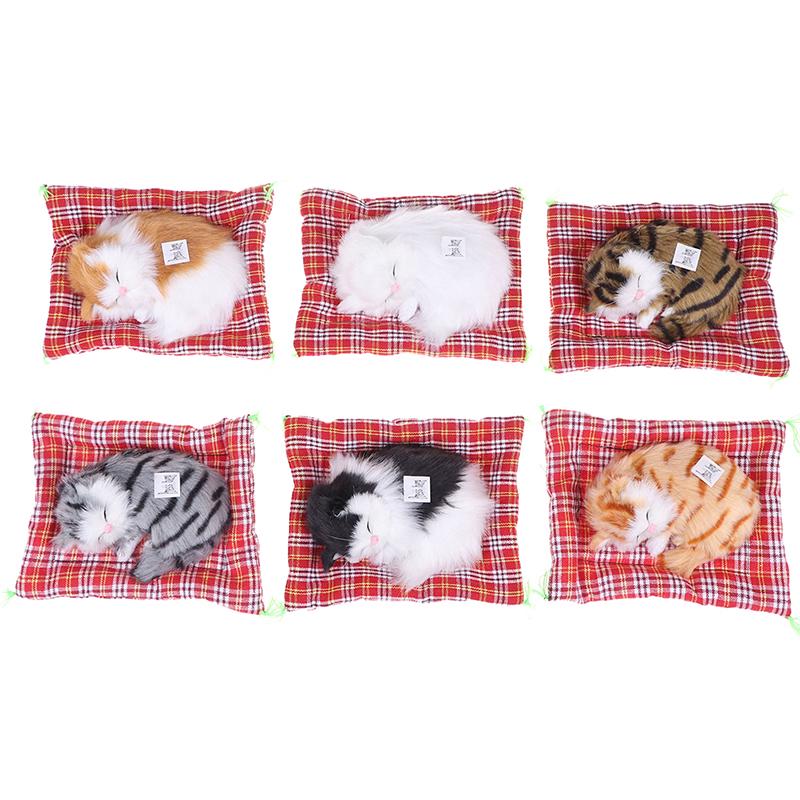 Cheap 1Pc Plush Toys Simulation Plush Animal Cats Sleeping Toy Plush ...