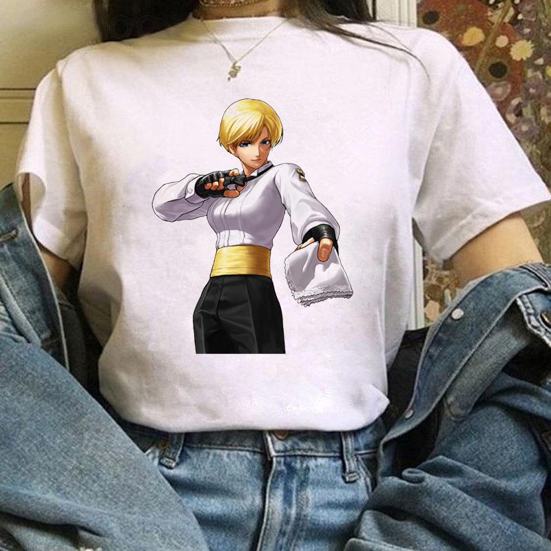 Buy Kof Xiii King The Of Fighters Clipart Anime printing womens T-shirt ...